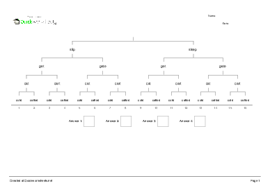 [untitled worksheet] - Minimal Pair Tree Worksheet - Quickworksheets